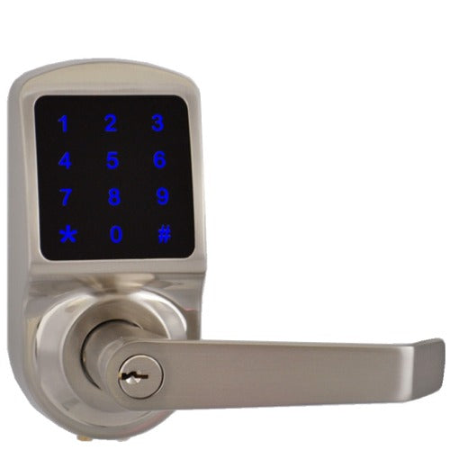 X3 Touchscreen Keyless Keypad Door Lock, Satin Nickel, Non Handed ...